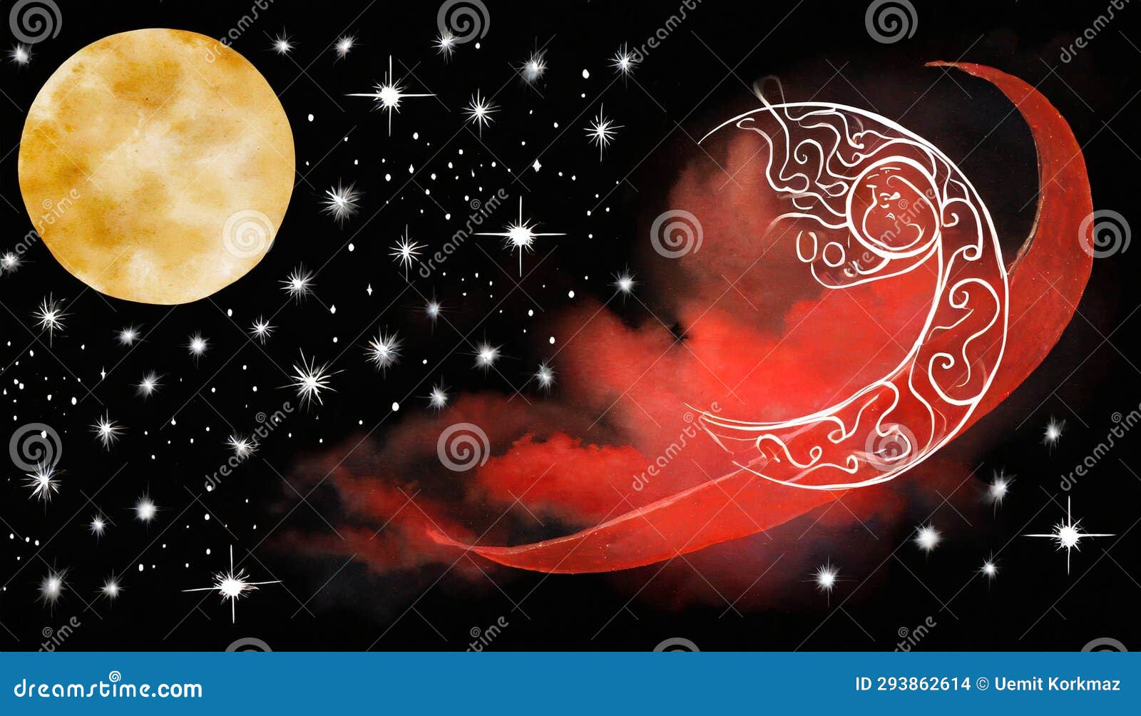 Cosmic Harmony Alchemy of Astrology Stock Illustration - Illustration ...