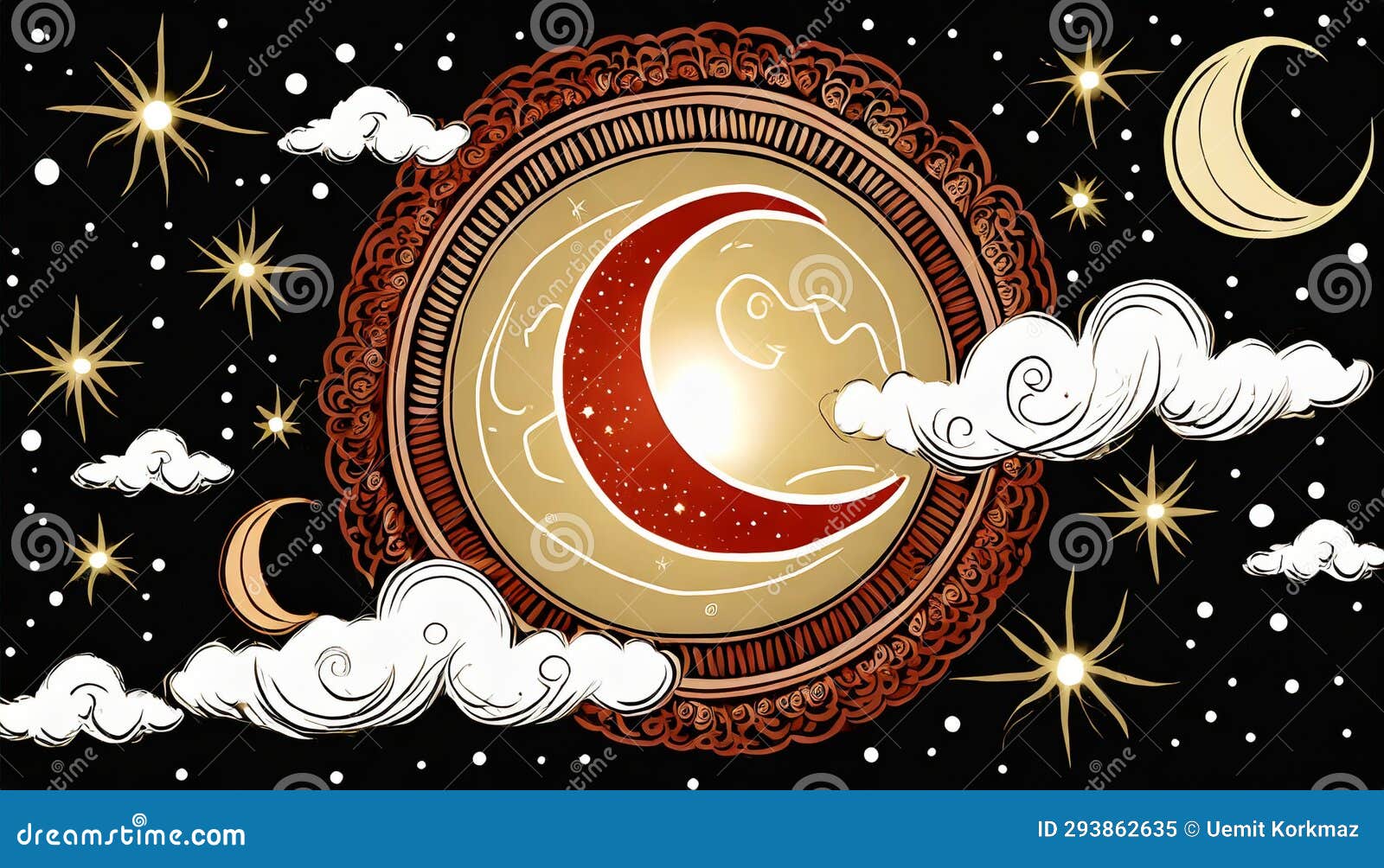 Cosmic Harmony Alchemy of Astrology Stock Illustration - Illustration ...
