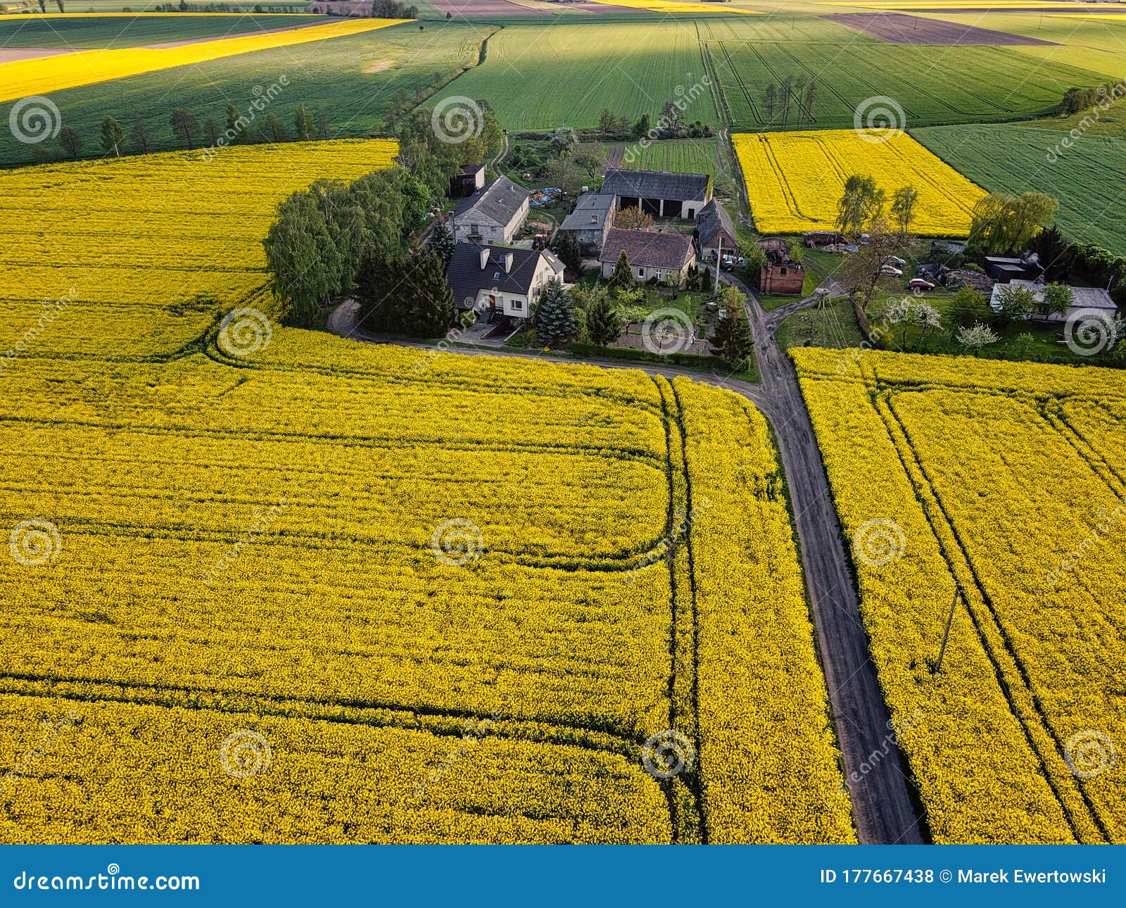 Central European Countryside Stock Photo - Image of poland, european ...