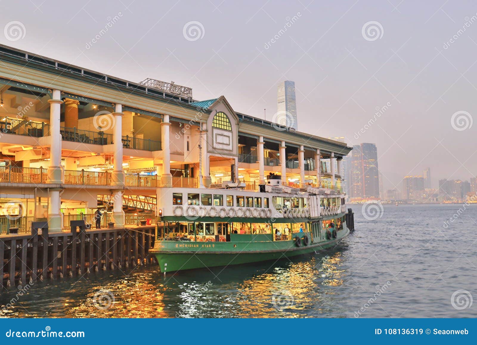 Central Ferry Pier Clocktower Marks the Access Point 2018 Editorial ...