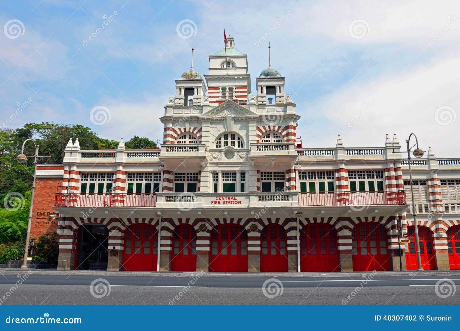 Central Fire Station stock photo. Image of station, southeast - 40307402