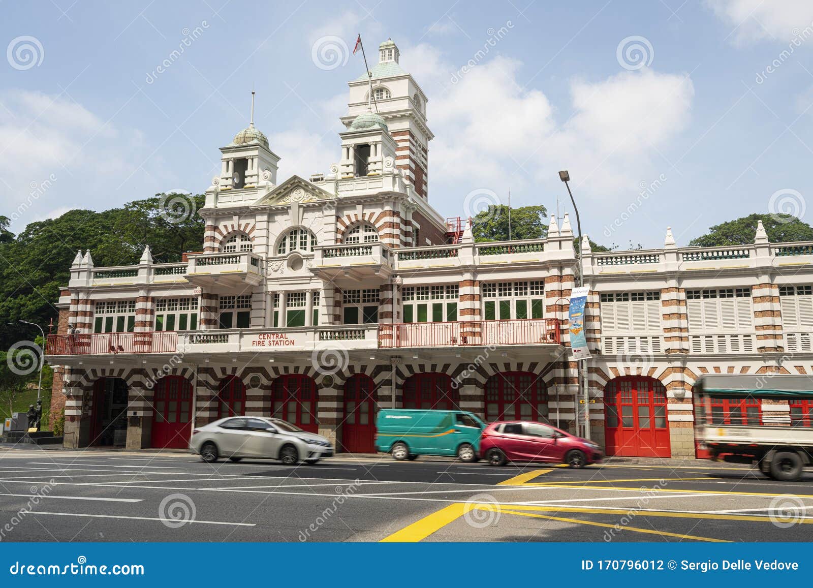 Central Fire Station in Singapore Editorial Photography - Image of ...