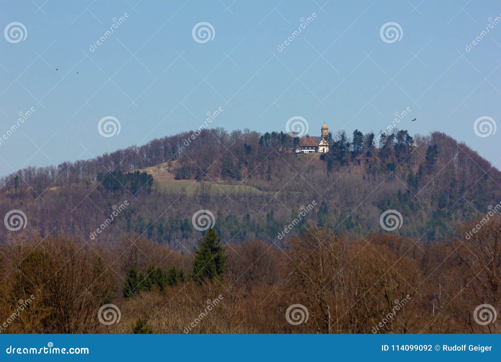 Central German Uplands stock photo. Image of clouds - 114099092