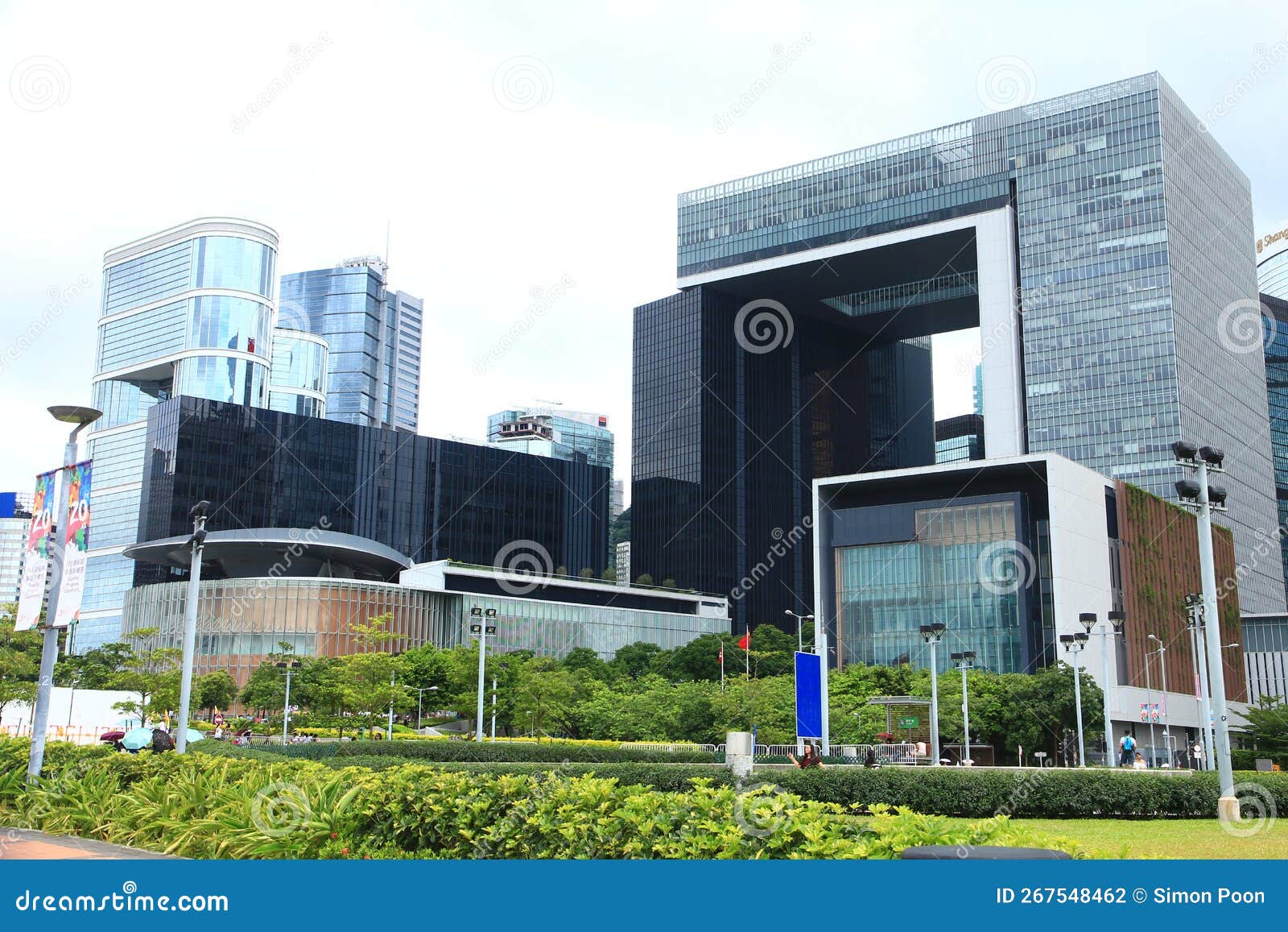 Central Government Complex, Hong Kong Editorial Photography - Image of ...