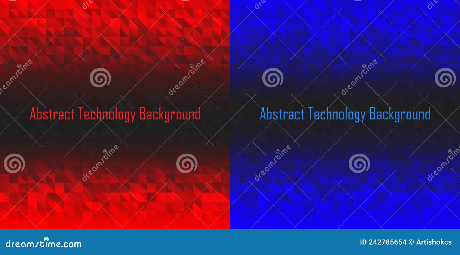 Central Gradient Texture. Geometric Background Set. Triangle Pattern ...