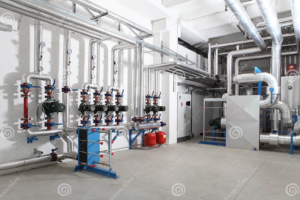Central Heating and Cooling System Control Stock Photo - Image of ...