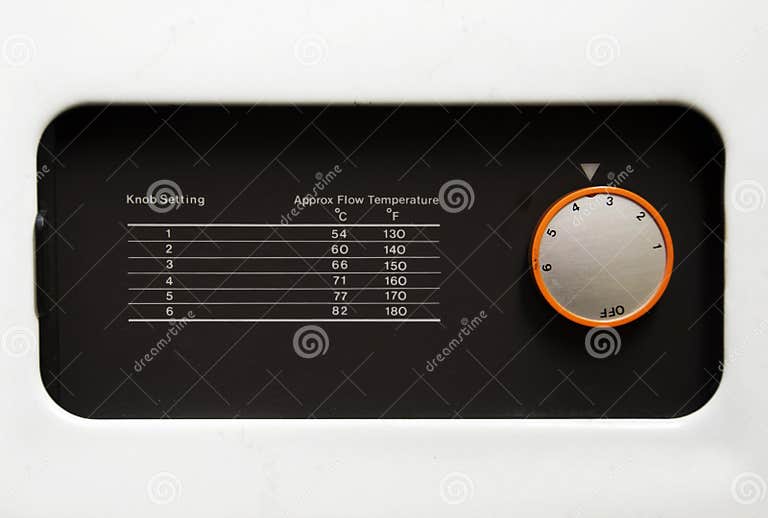 Central Heating Dial stock image. Image of dial, warmth - 8252679