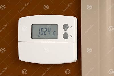 Central Heating timer stock image. Image of system, close - 34803505