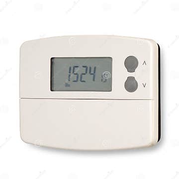 Central Heating timer stock image. Image of clock, path - 34966133