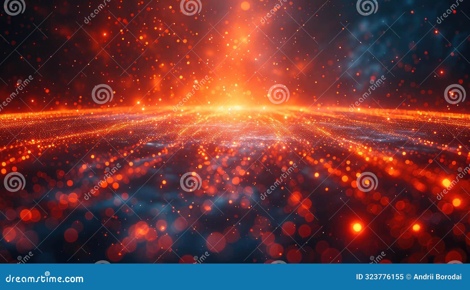 Central Hub of Digital Speed Technology. Stock Illustration ...