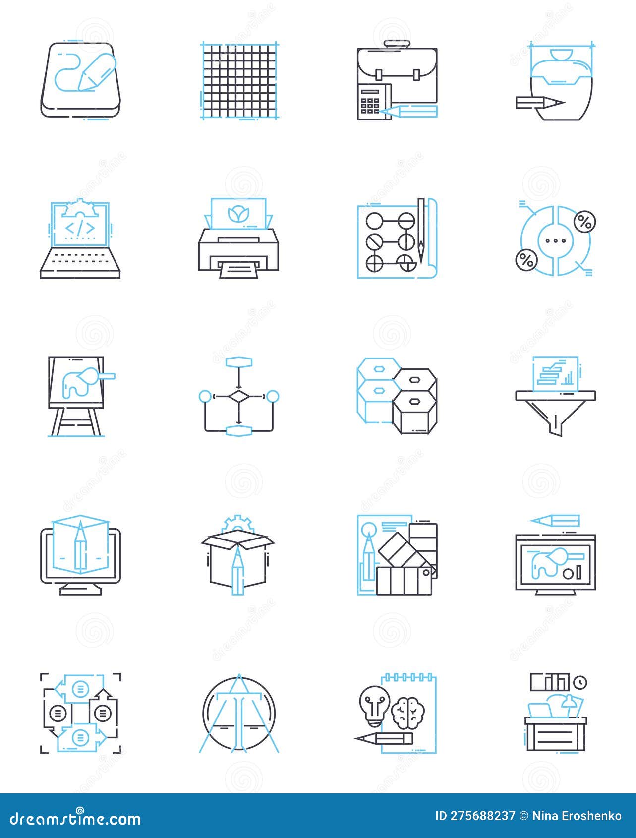 Unification Line Icons Collection. Unity, Integration, Harmony ...