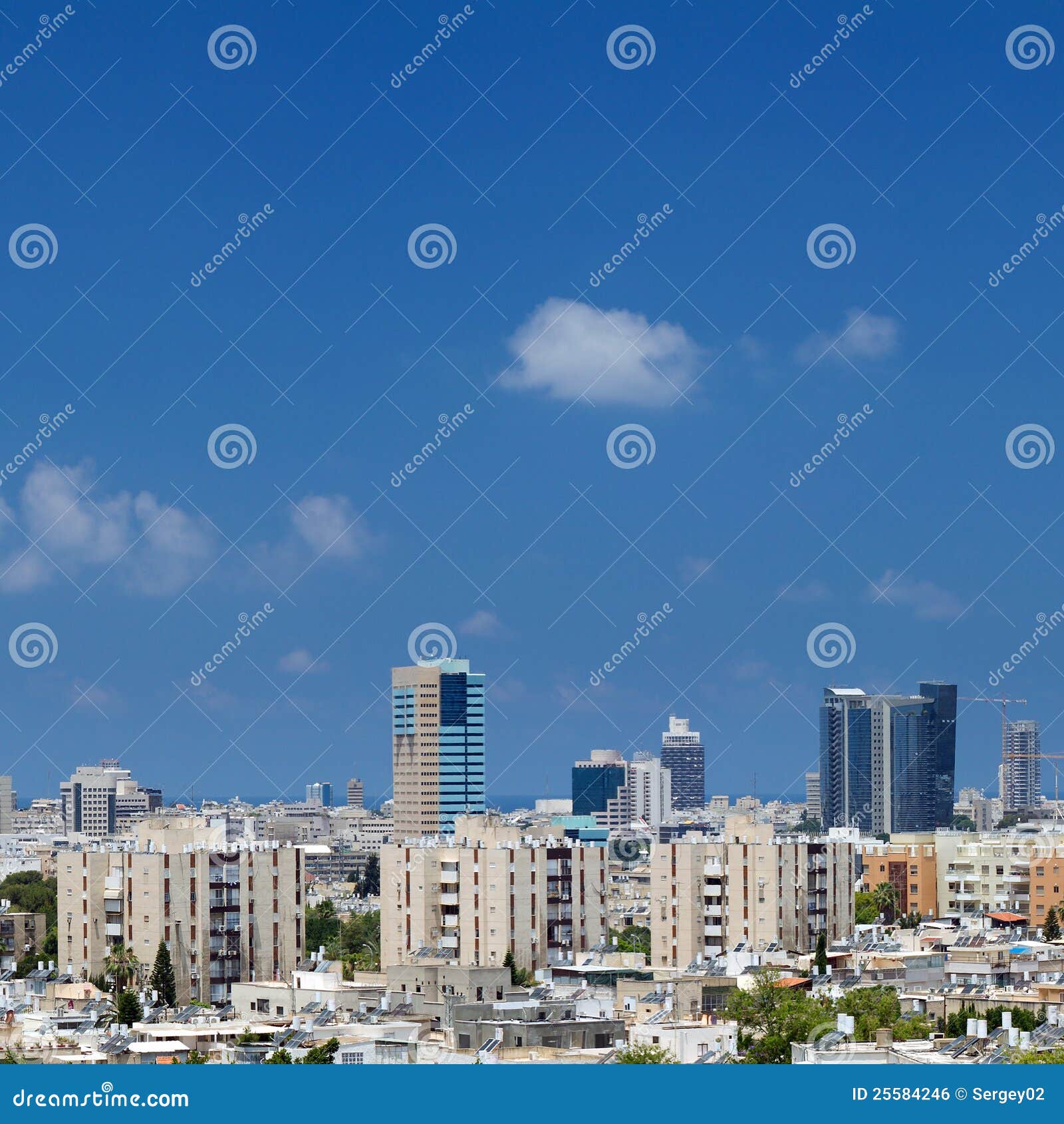 Central Israel stock photo. Image of built, building - 25584246