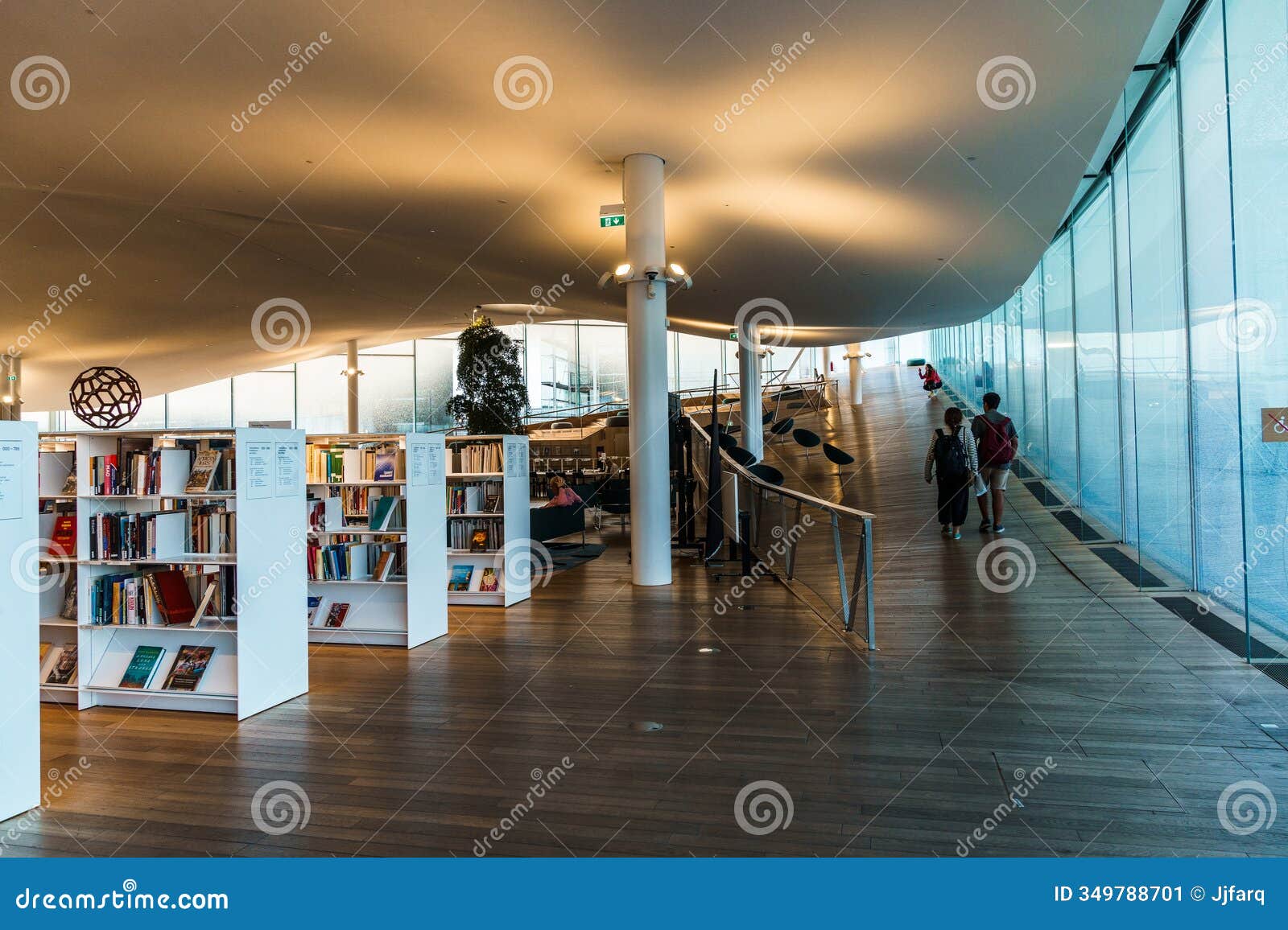 The Central Library of Helsinki. Interior View Editorial Photo - Image ...