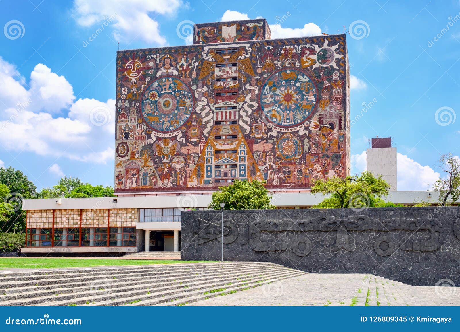 Ã‘the National Autonomous University of Mexico Stock Image - Image of ...