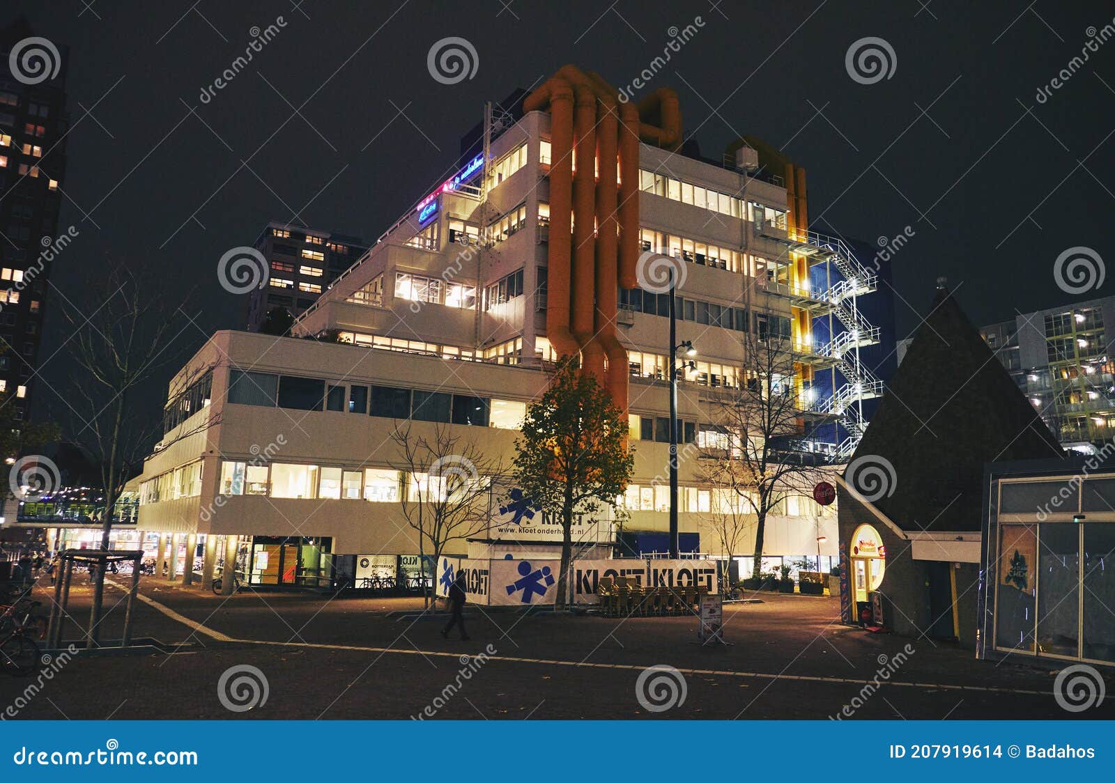 Central Library of Rotterdam Editorial Stock Image - Image of center ...