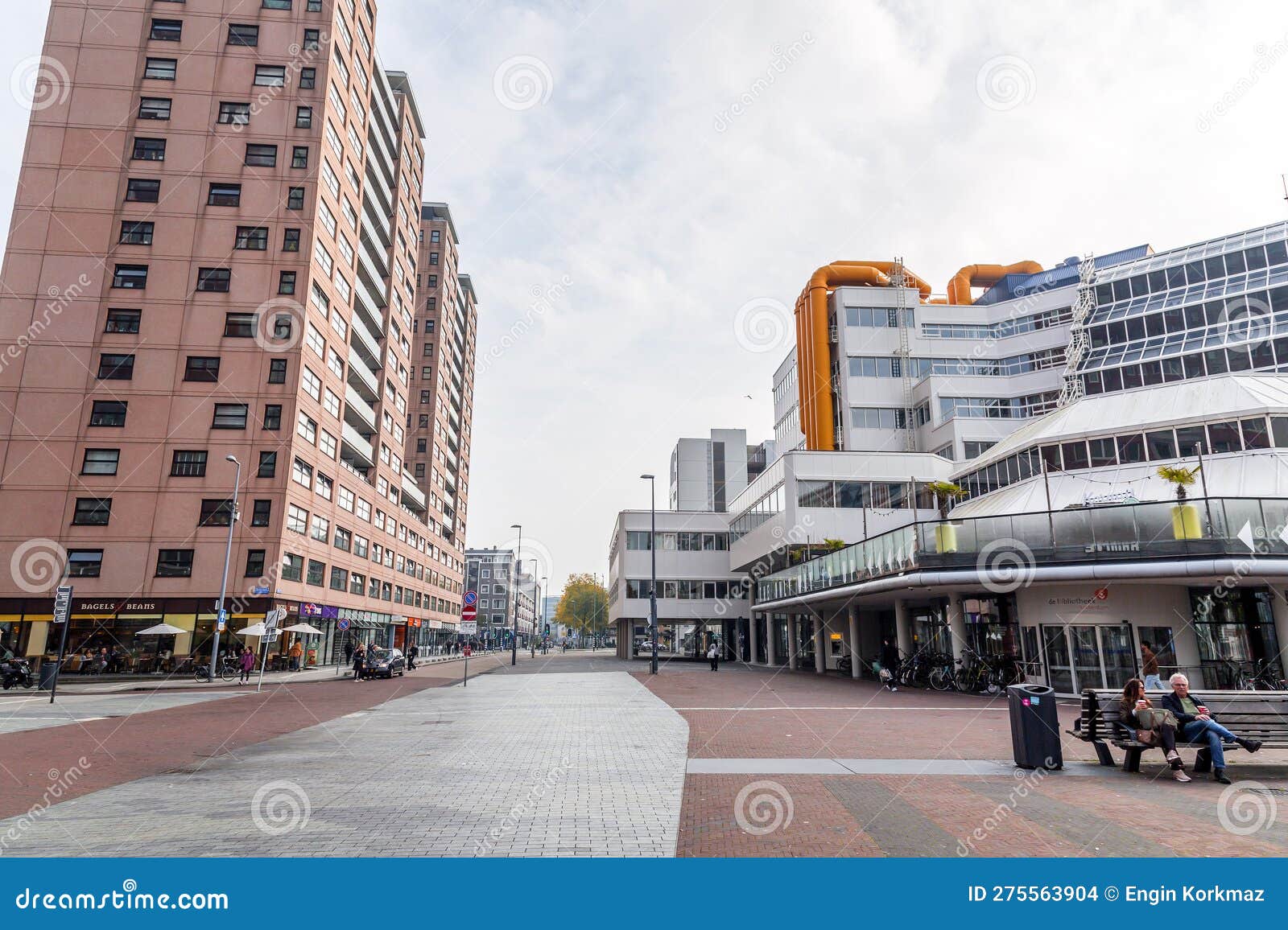 The Central Library of Rotterdam, the Netherlands Editorial Stock Image ...