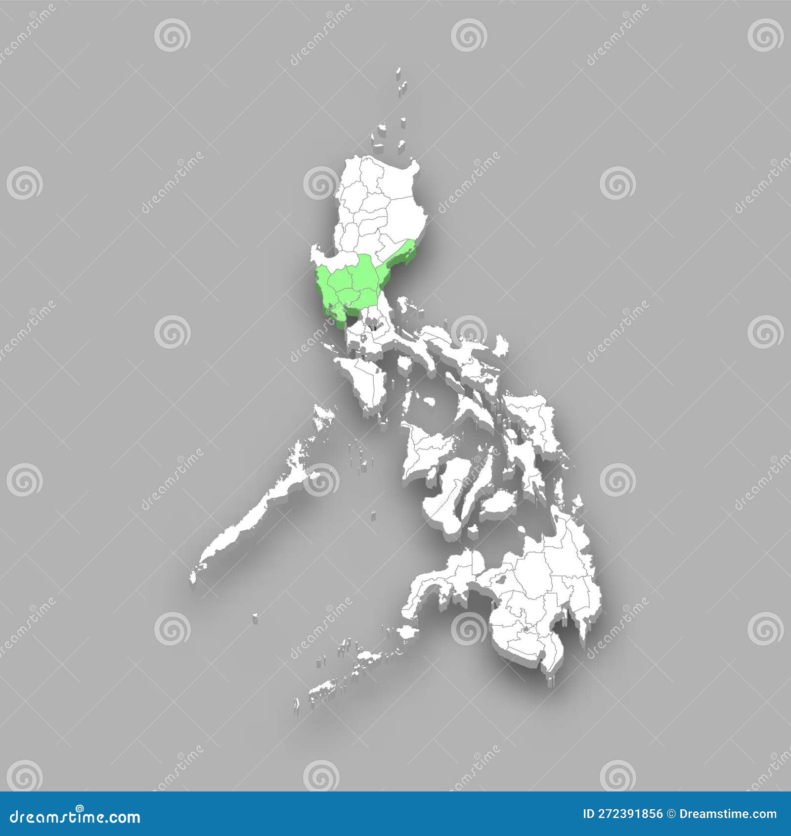 Central Luzon Region Location within Philippines Map Stock Vector ... Central Luzon Region Location within Philippines Map Stock Vector ...