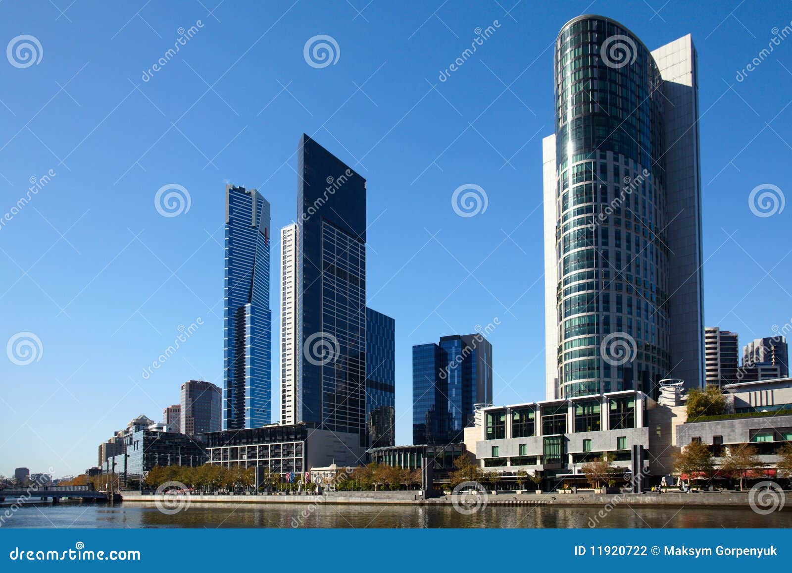 Central of Melbourne city stock photo. Image of district - 11920722