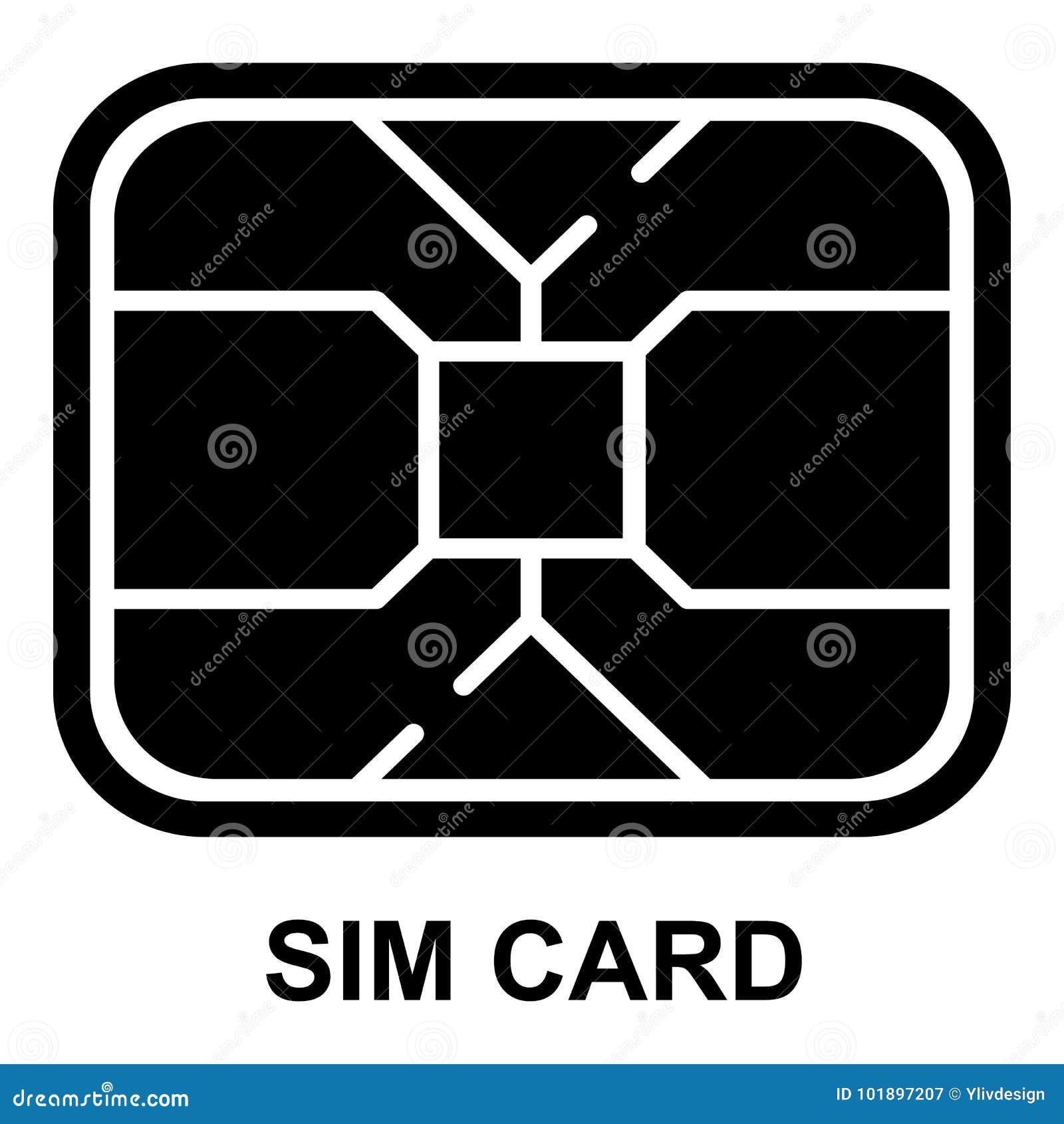 Central Microchip Icon, Simple Black Style Stock Vector - Illustration ... Central Microchip Icon, Simple Black Style Stock Vector - Illustration ...