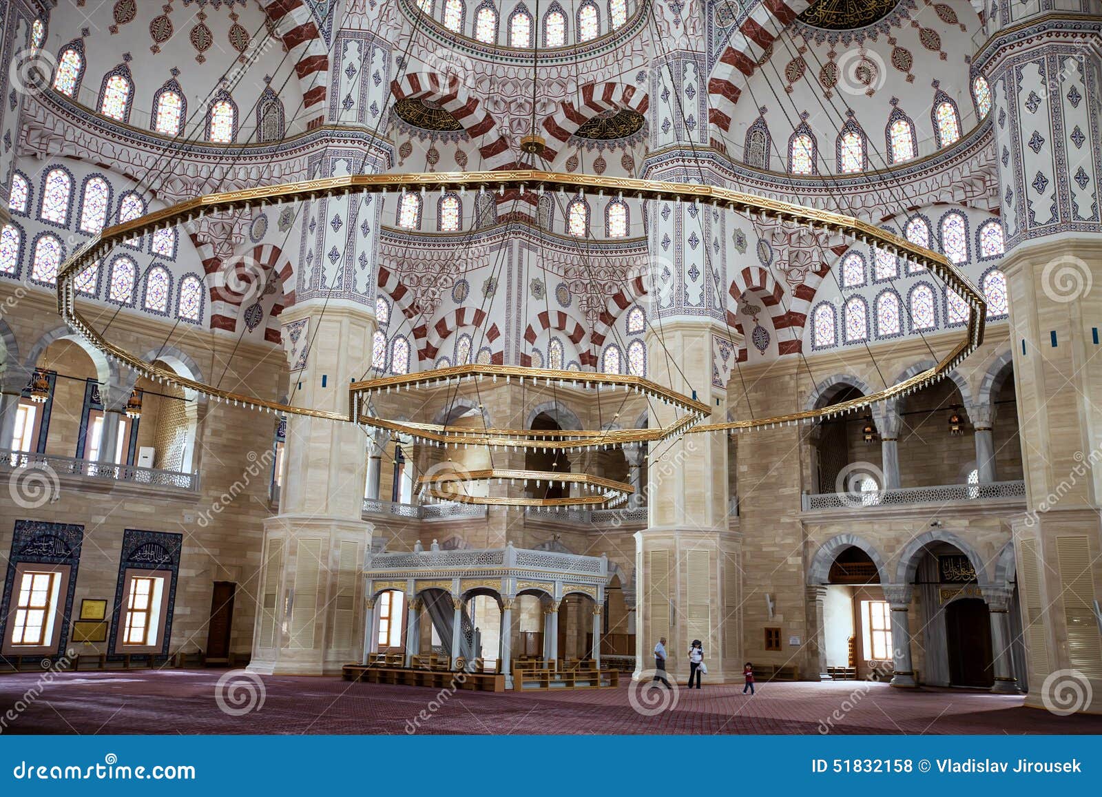 Central Mosque in Adana, Turkey Stock Photo - Image of muslim, sabanci ...