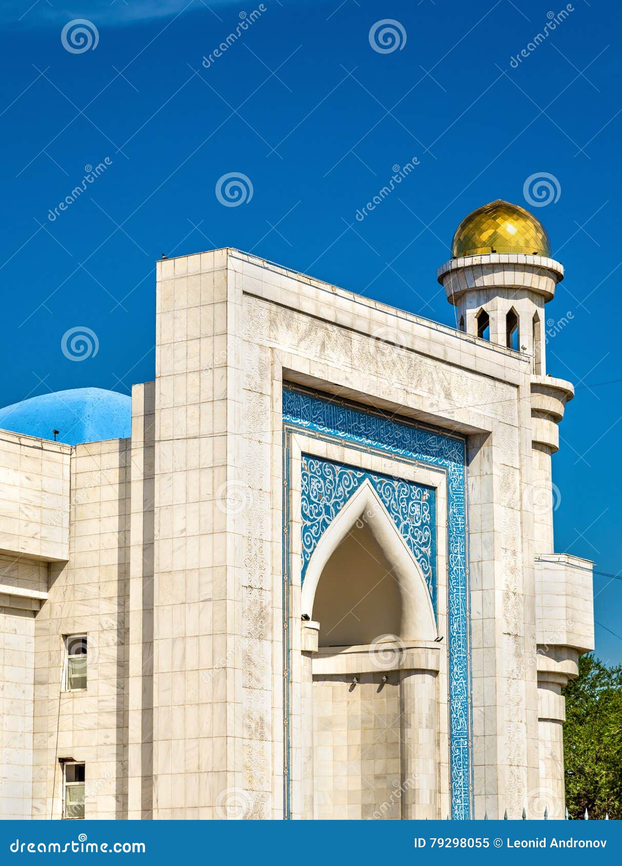 Central Mosque of Almaty in Kazakhstan Stock Image - Image of ...