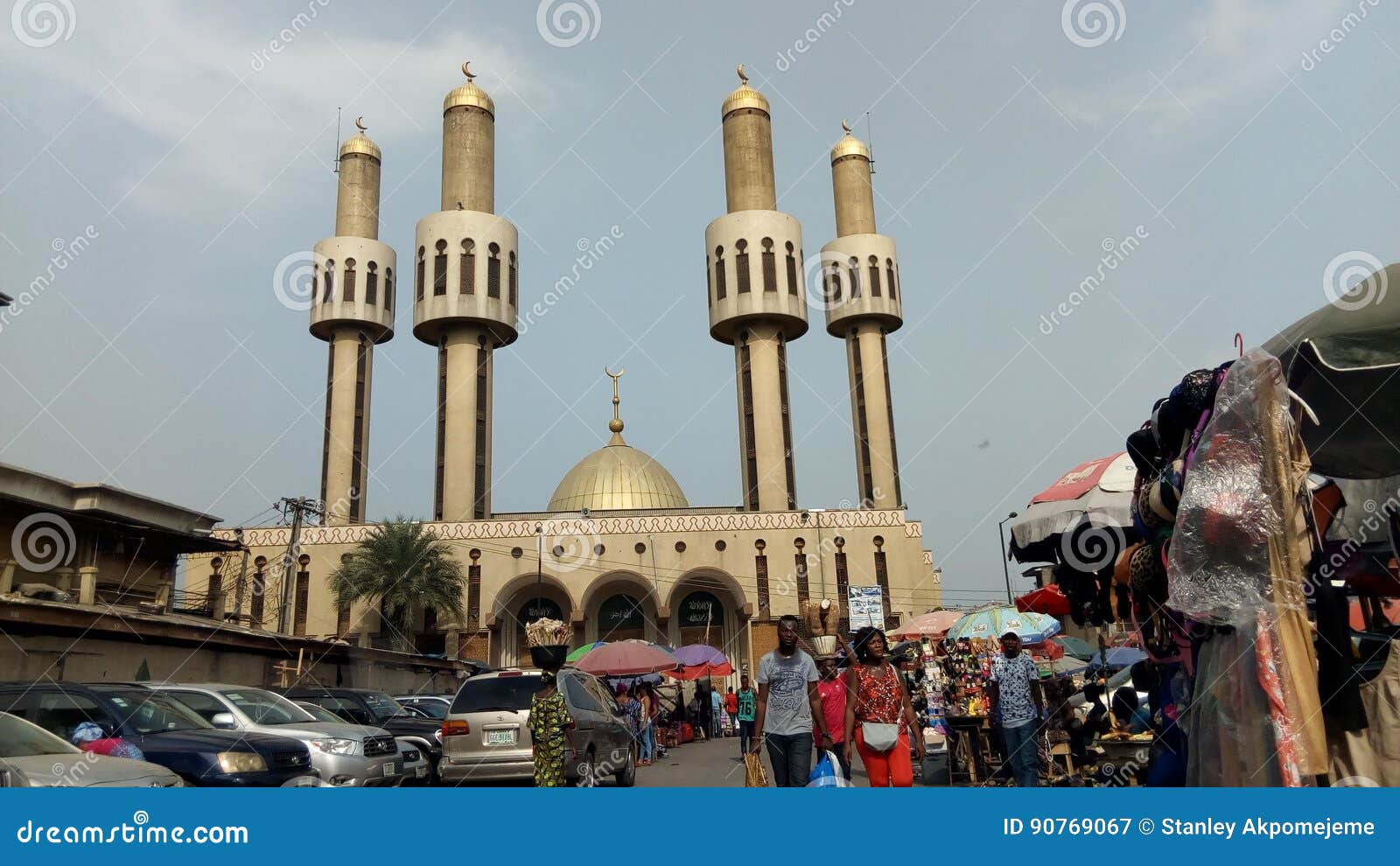 Central mosque editorial photography. Image of central - 90769067