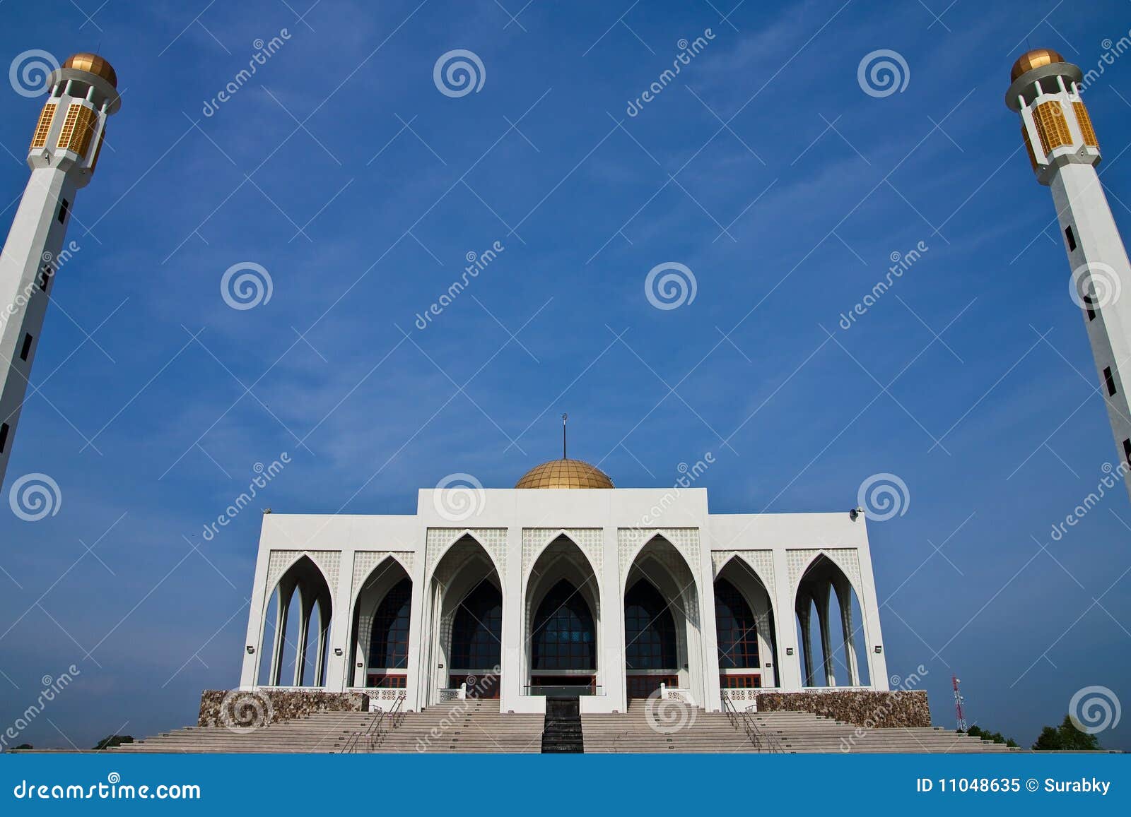 Central Mosque of Songkhla Province, Thailand Stock Image - Image of ...