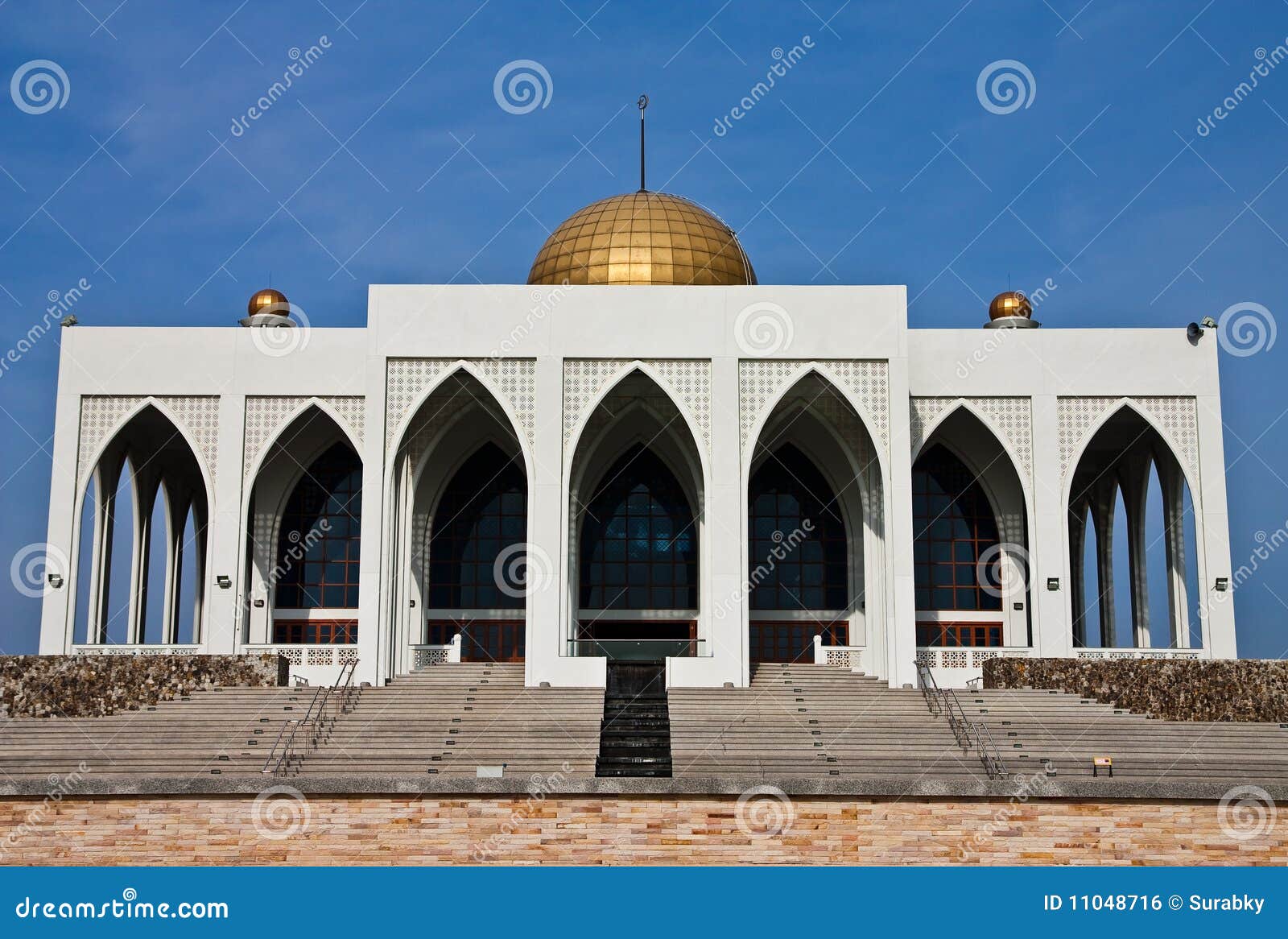 Central Mosque of Songkhla Province, Thailand Stock Photo - Image of ...