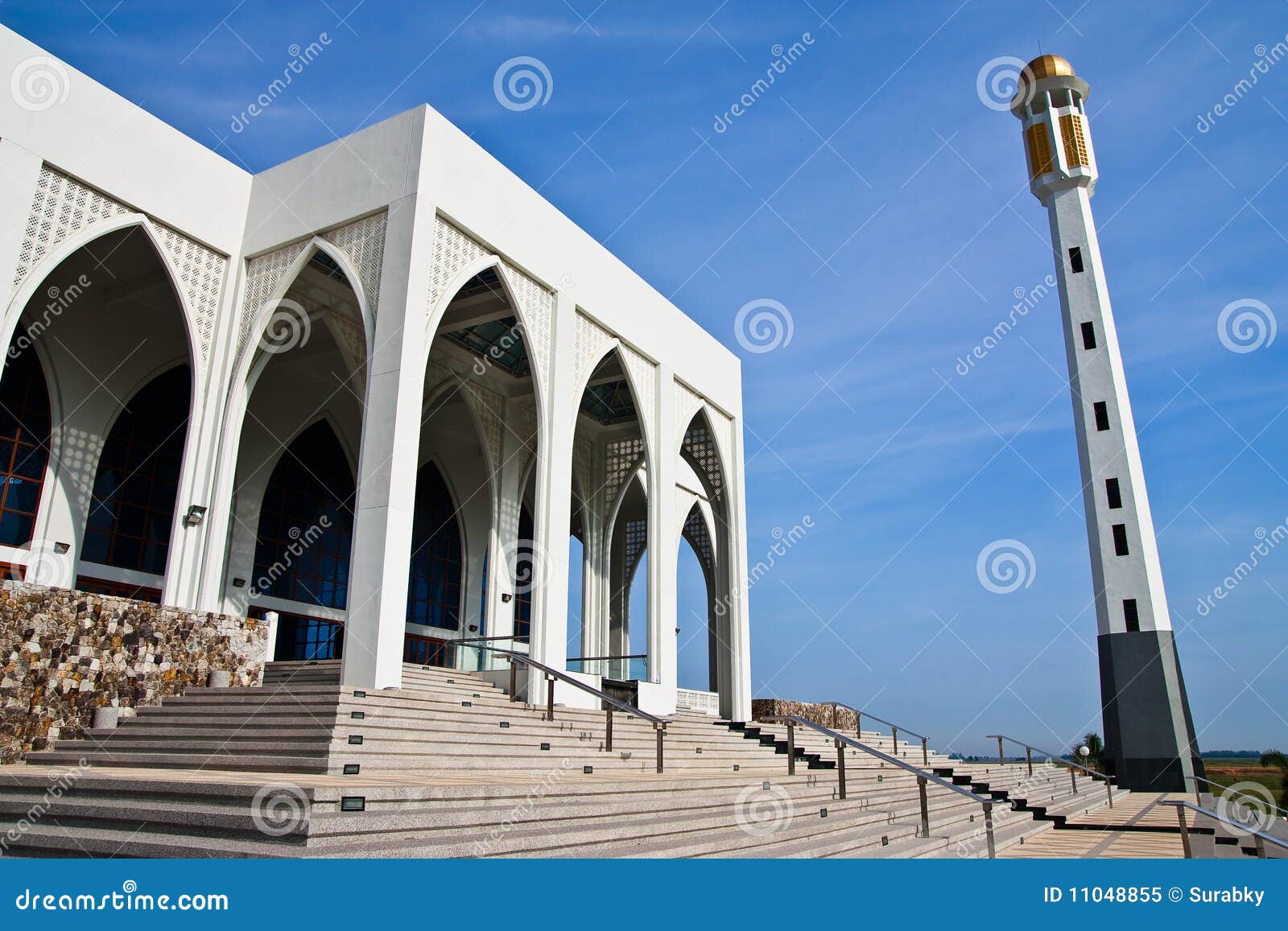 Central Mosque of Songkhla Province, Thailand Stock Image - Image of ...