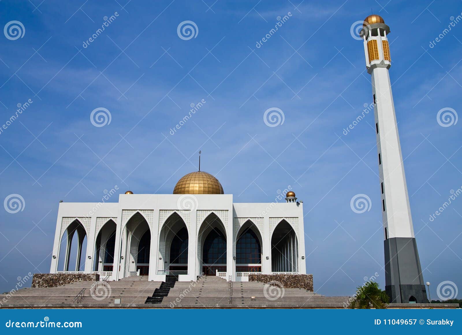 Central Mosque of Songkhla Province, Thailand Stock Image - Image of ...