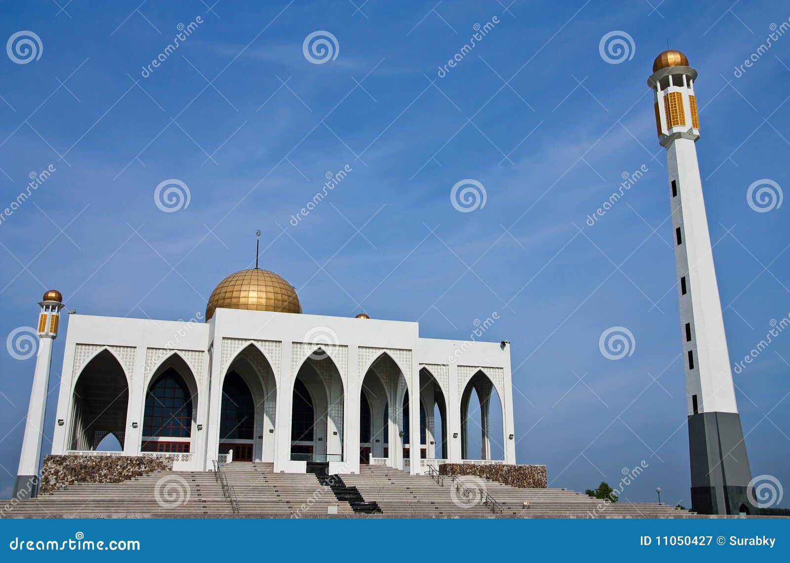 Central Mosque of Songkhla Province, Thailand Stock Image - Image of ...