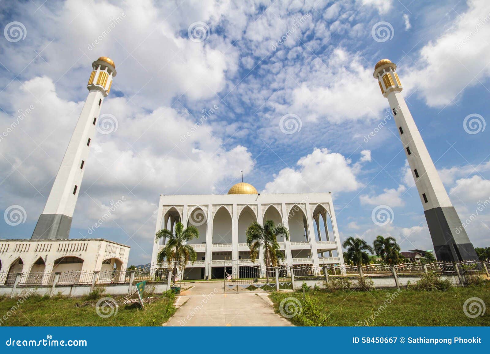 Central Mosque of Songkhla, Thailand Stock Image - Image of tourism ...