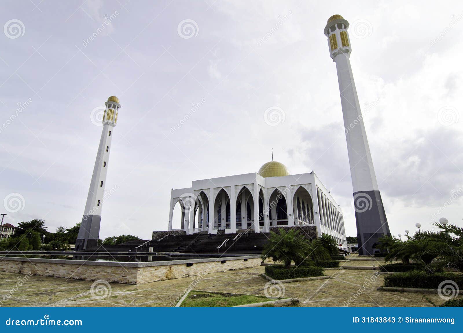 Central Mosque of Songkhla, Thailand Stock Image - Image of faith ...