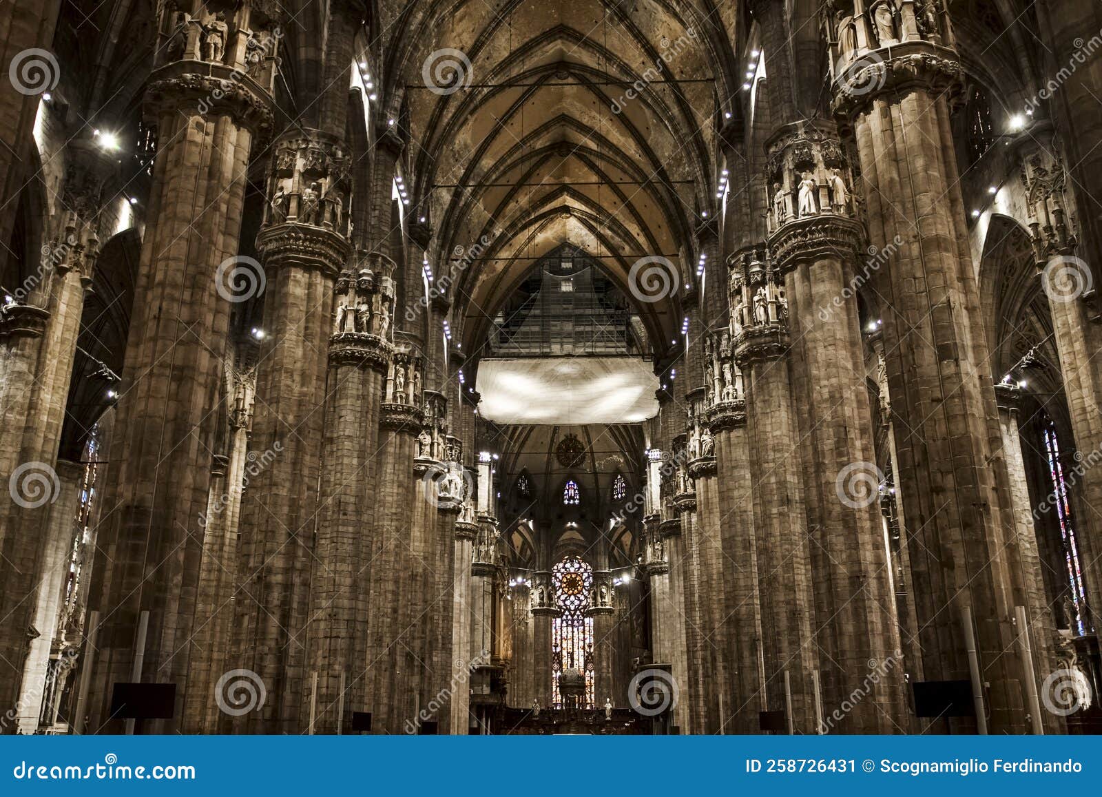 The valley road stock image. Image of milan, abbey, chapel - 258726431
