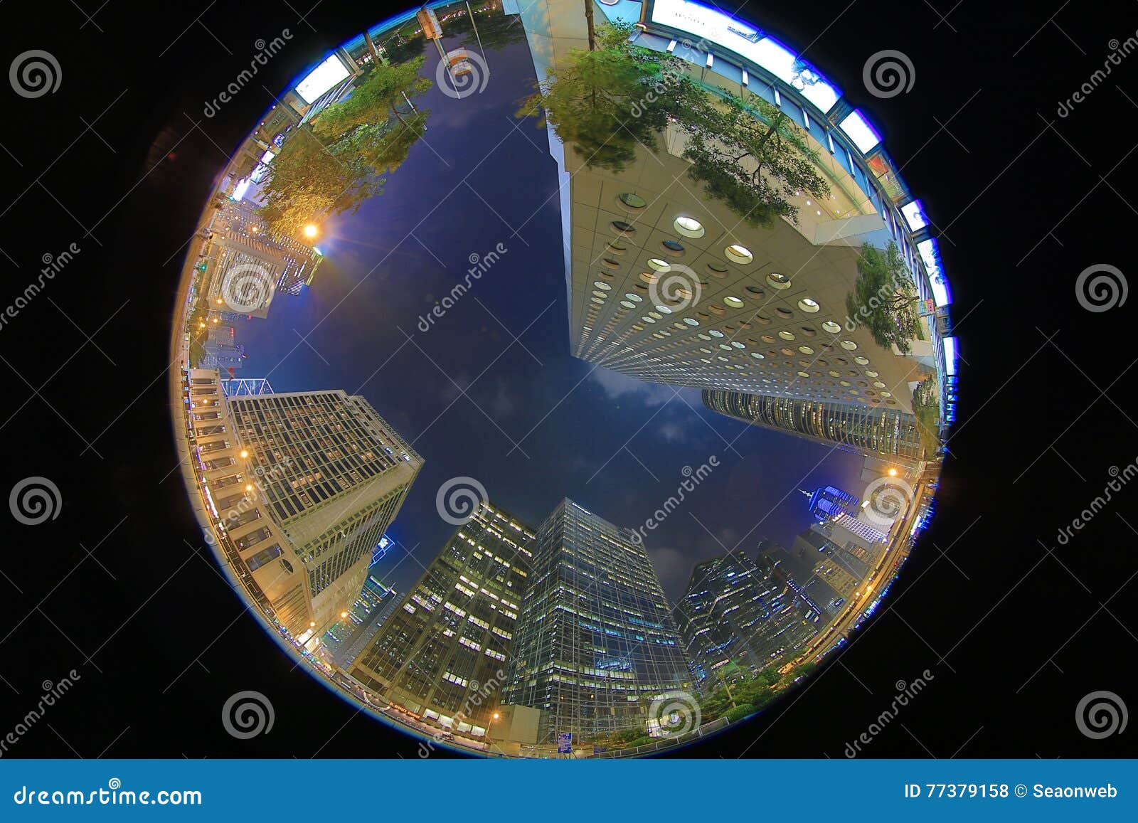 Central Night View at Hong Kong Editorial Stock Photo - Image of night ...