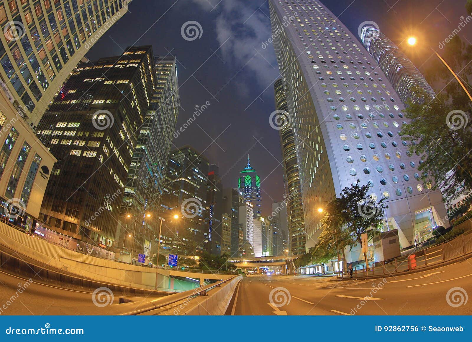 Central Night View at Hong Kong Editorial Photo - Image of china ...