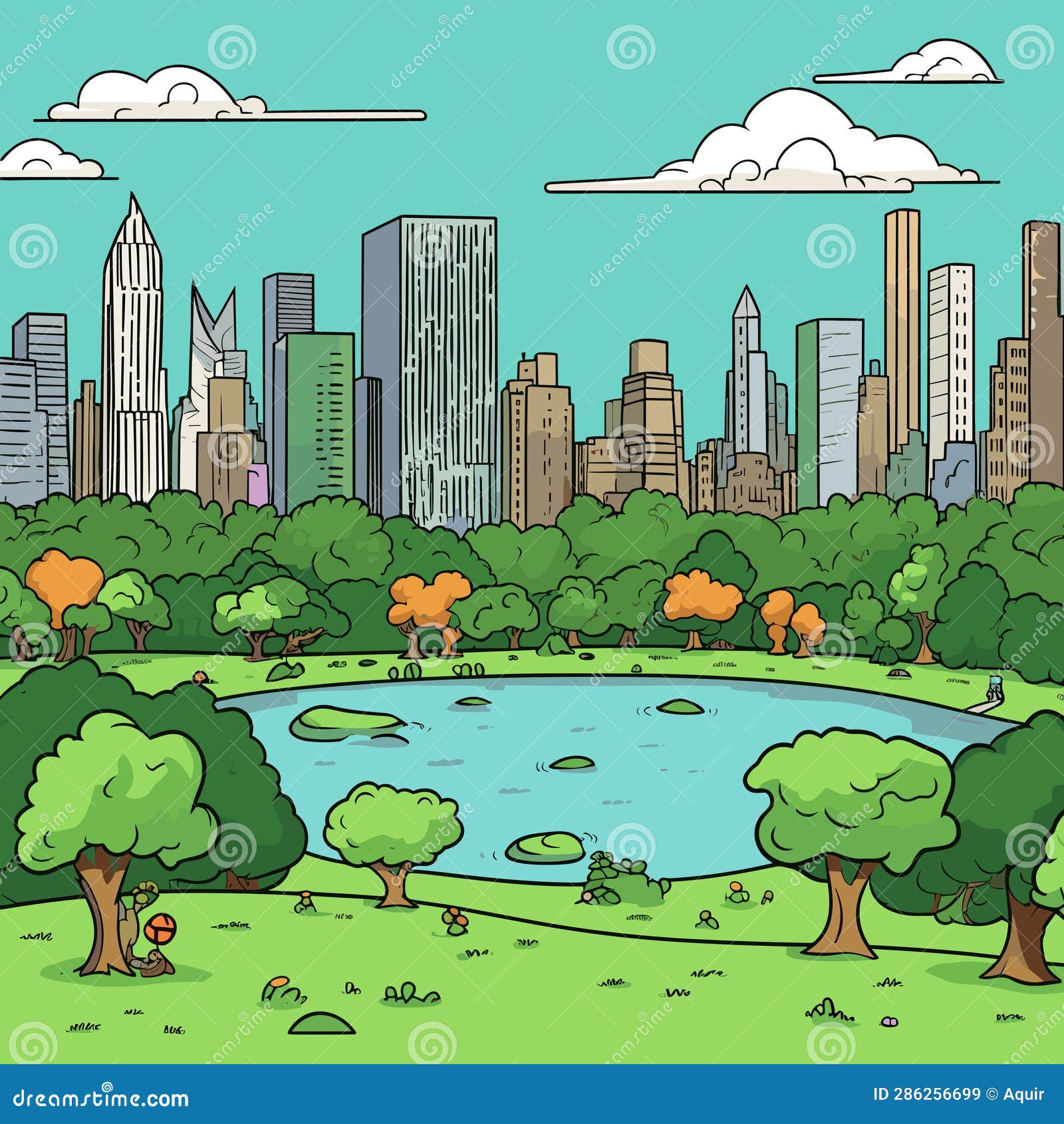 Doodle Map Of Central America And Mexico Vector Illustration ...