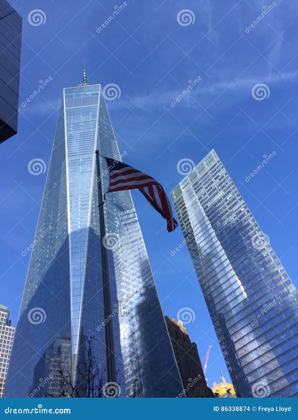 Central Park Ice Rink World Trade Centre Editorial Stock Image - Image ...