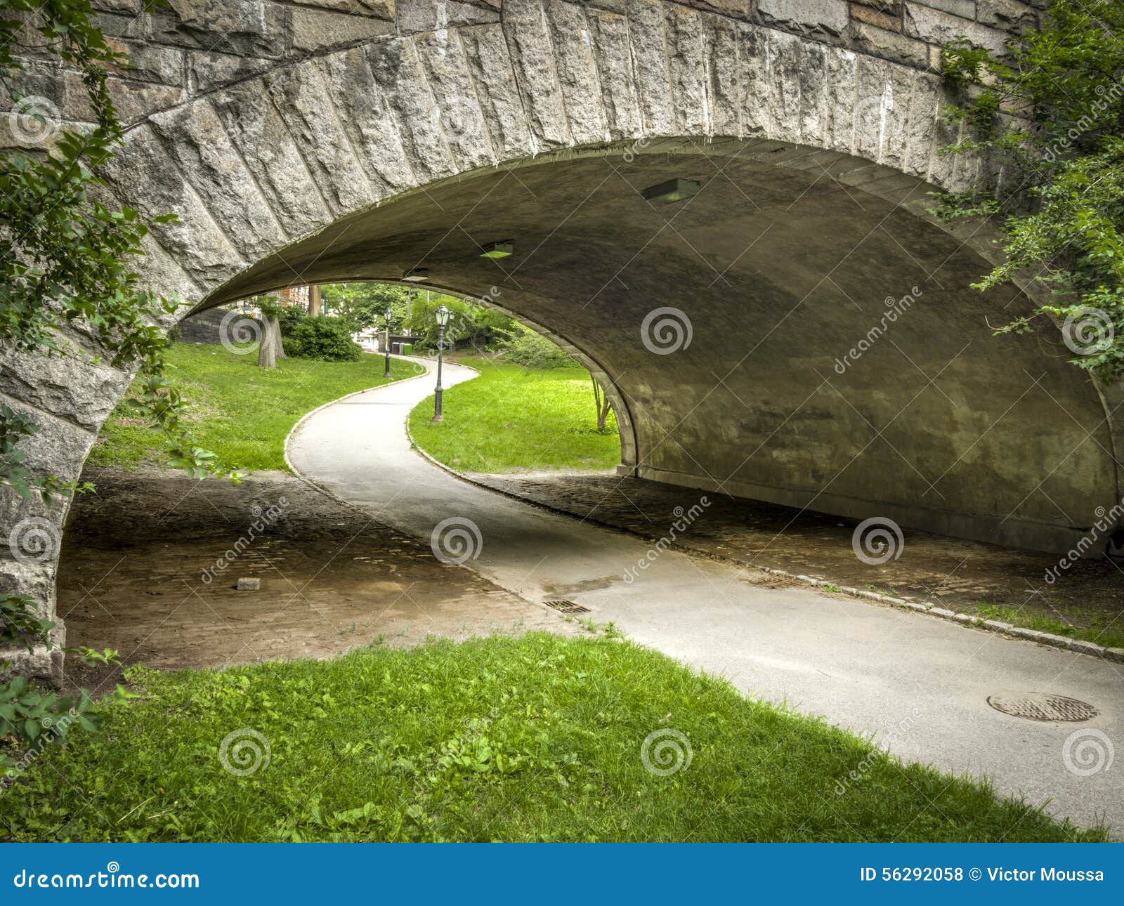 Central Park stock photo. Image of outside, public, lamppost - 56292058