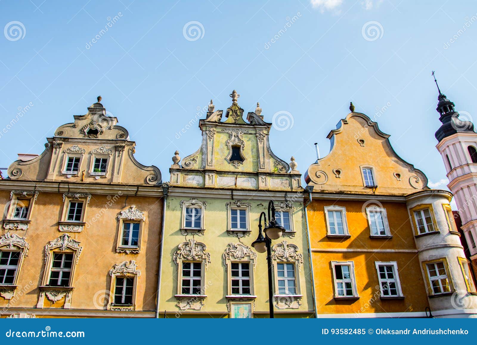 The Central Part of the City of Opole in Poland. Stock Image - Image of ...