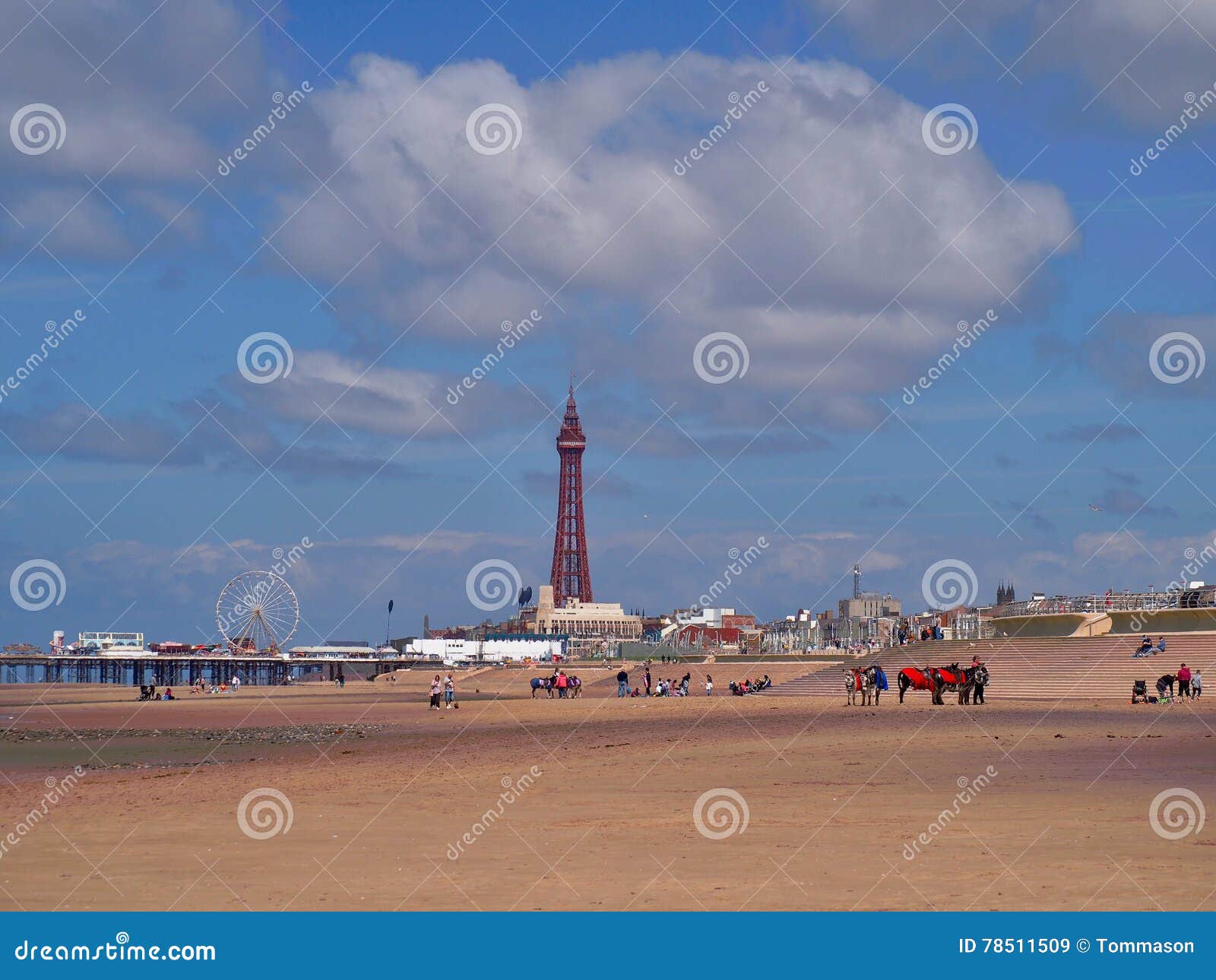Central Pier editorial stock image. Image of blackpool - 78511509