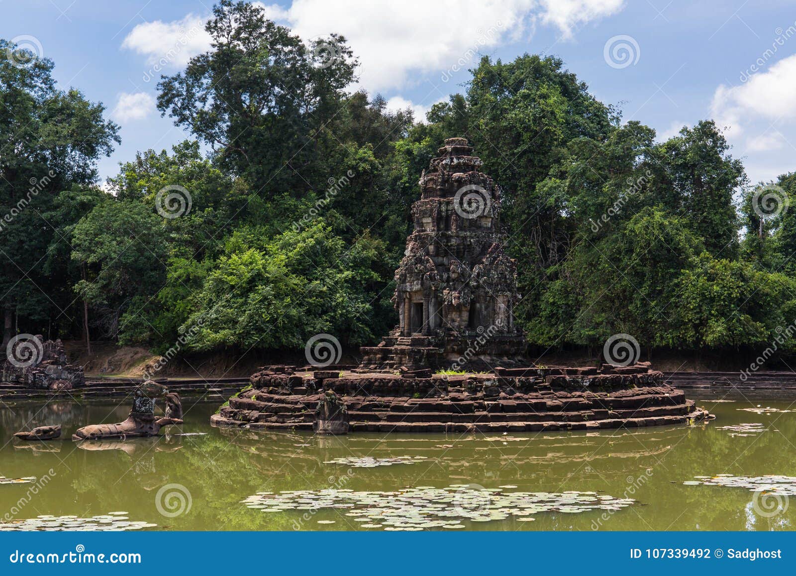 Neak Poan Pool Stock Photography | CartoonDealer.com #107339426