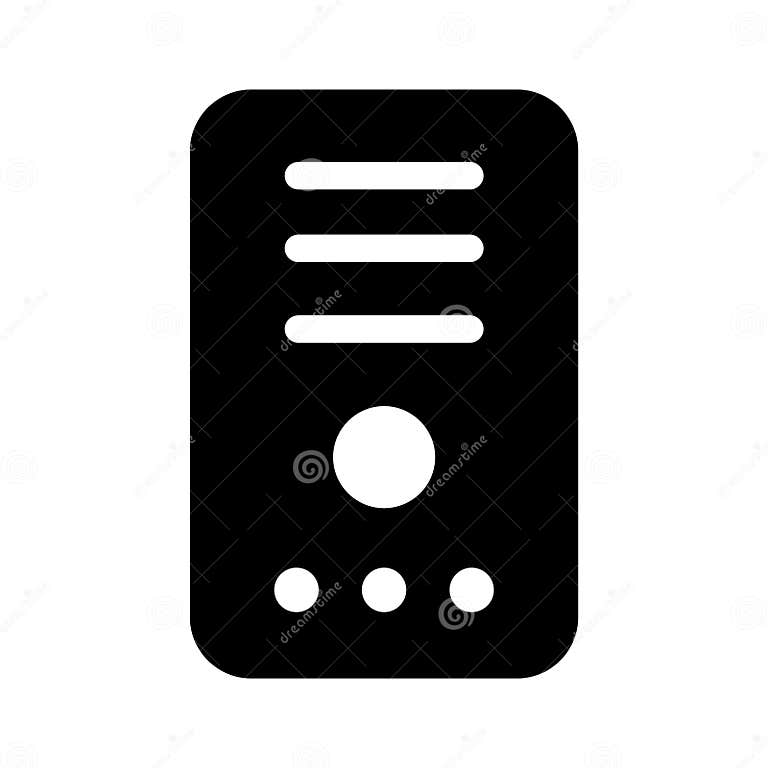 Central processing unit stock illustration. Illustration of vector ...