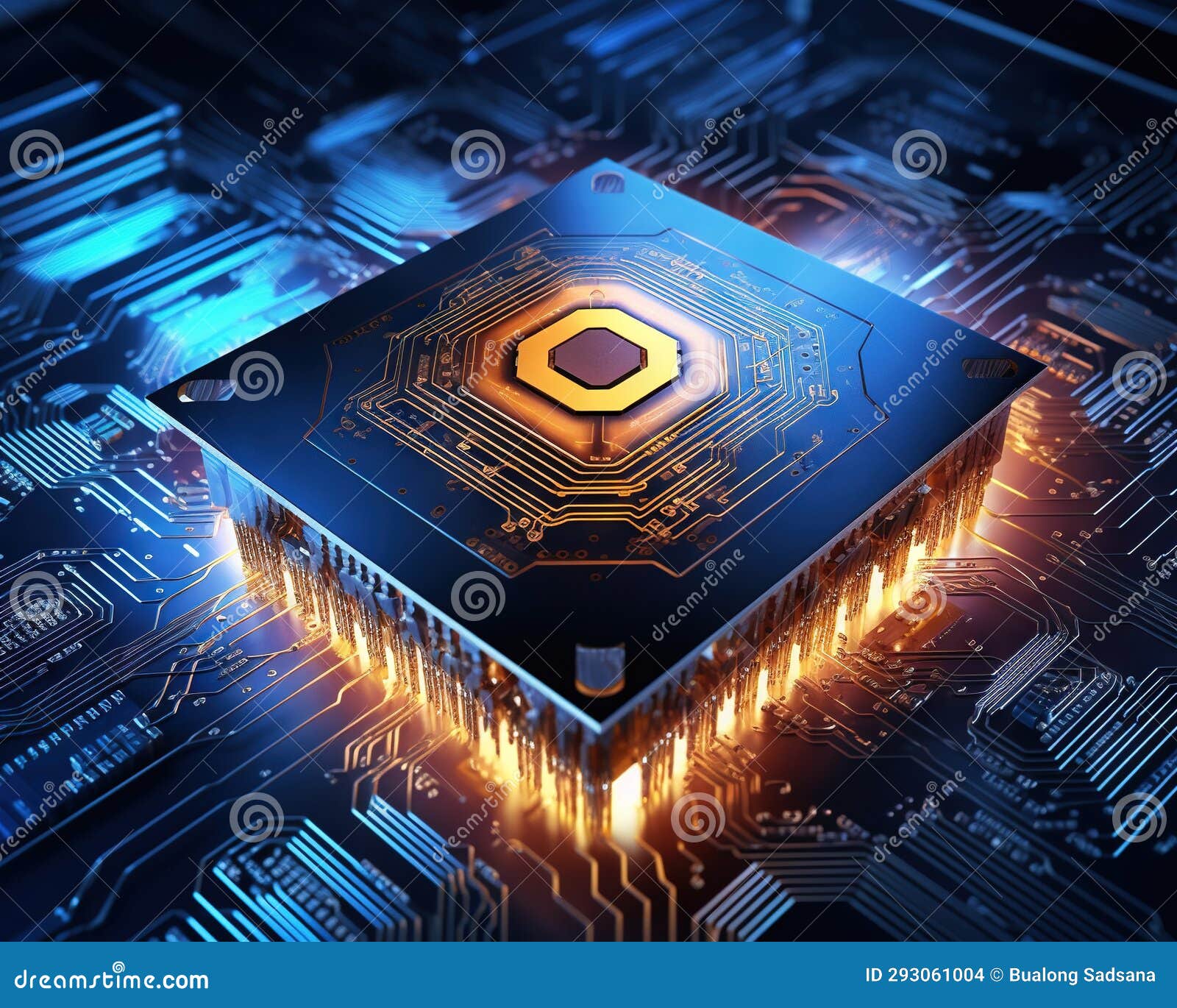 The Central Processing Unit is a Concept for Digital Computing. Stock ...