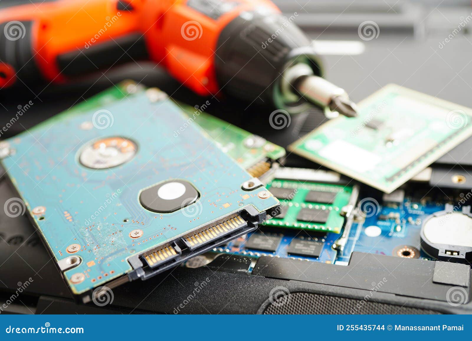 Central Processing Unit, CPU Chip Processor of Computer Mainboard ...