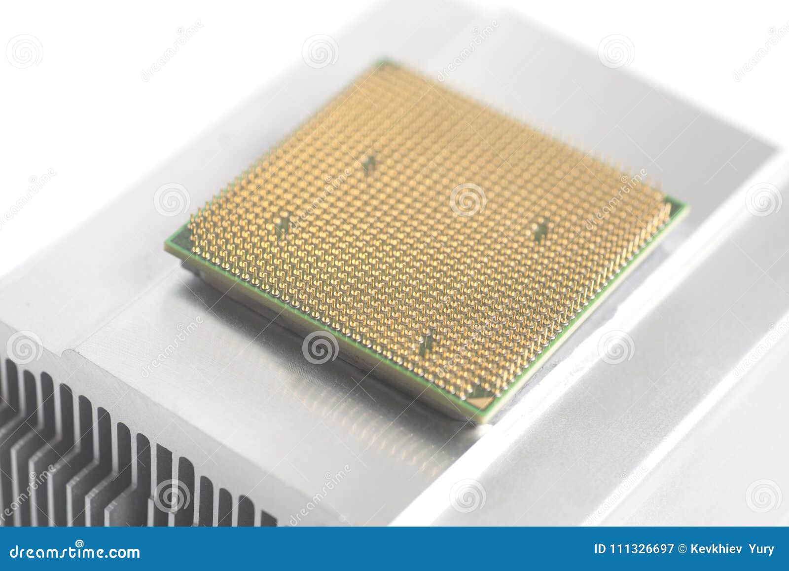 Central Processing Unit CPU Microchip on Metal Cooler Stock Image ... Central Processing Unit CPU Microchip on Metal Cooler Stock Image ...