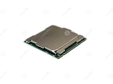 Central Processing Unit CPU or Microprocessor Close Up Stock Photo ...