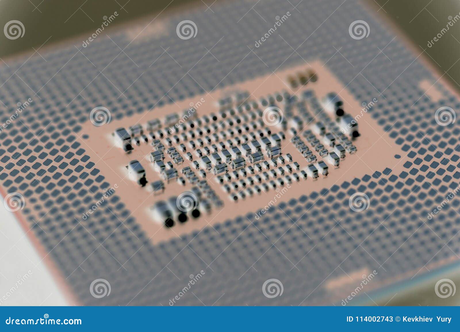 Central Processing Unit CPU Processor Microchip Stock Image - Image of ...