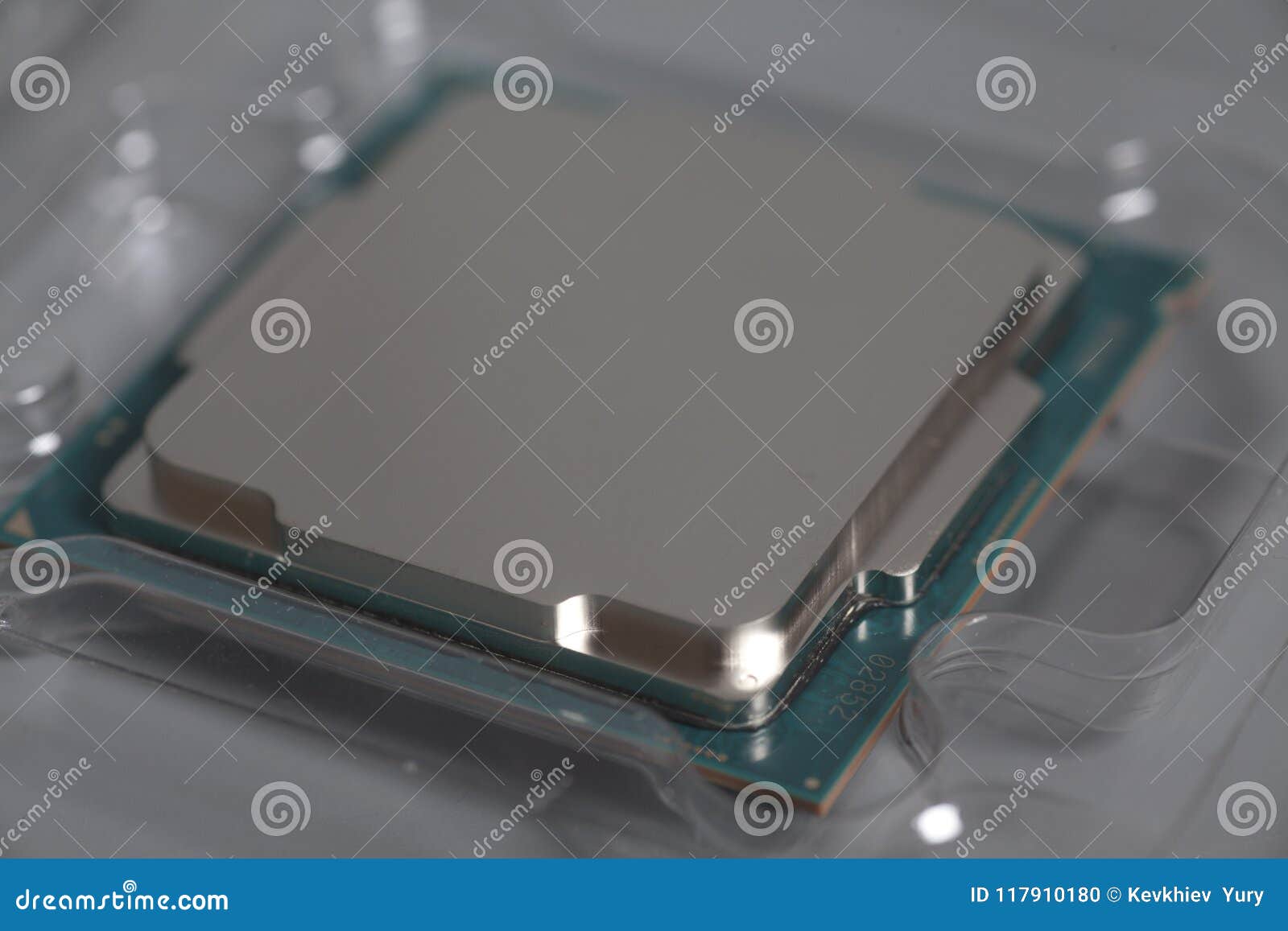 Central Processing Unit CPU Processor Microchip in the Packaging Box ... Central Processing Unit CPU Processor Microchip in the Packaging Box ...