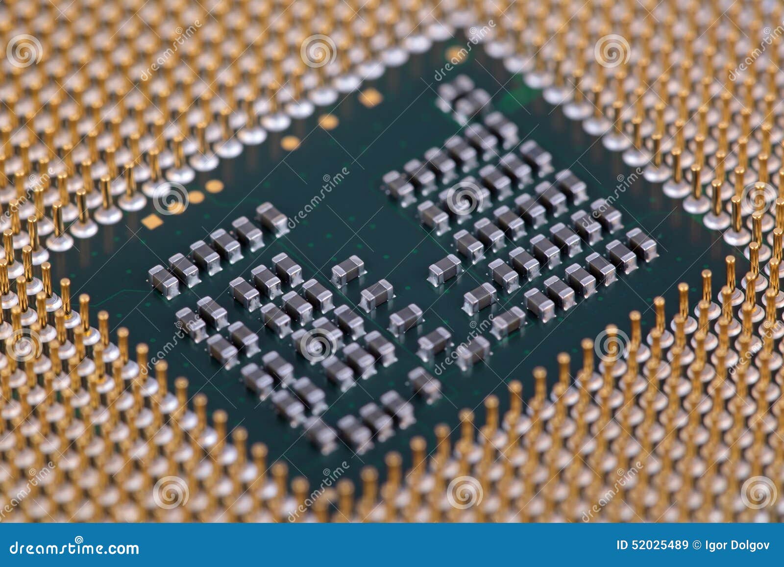 Central Processing Unit, CPU Chip Processor Of Computer Mainboard ...